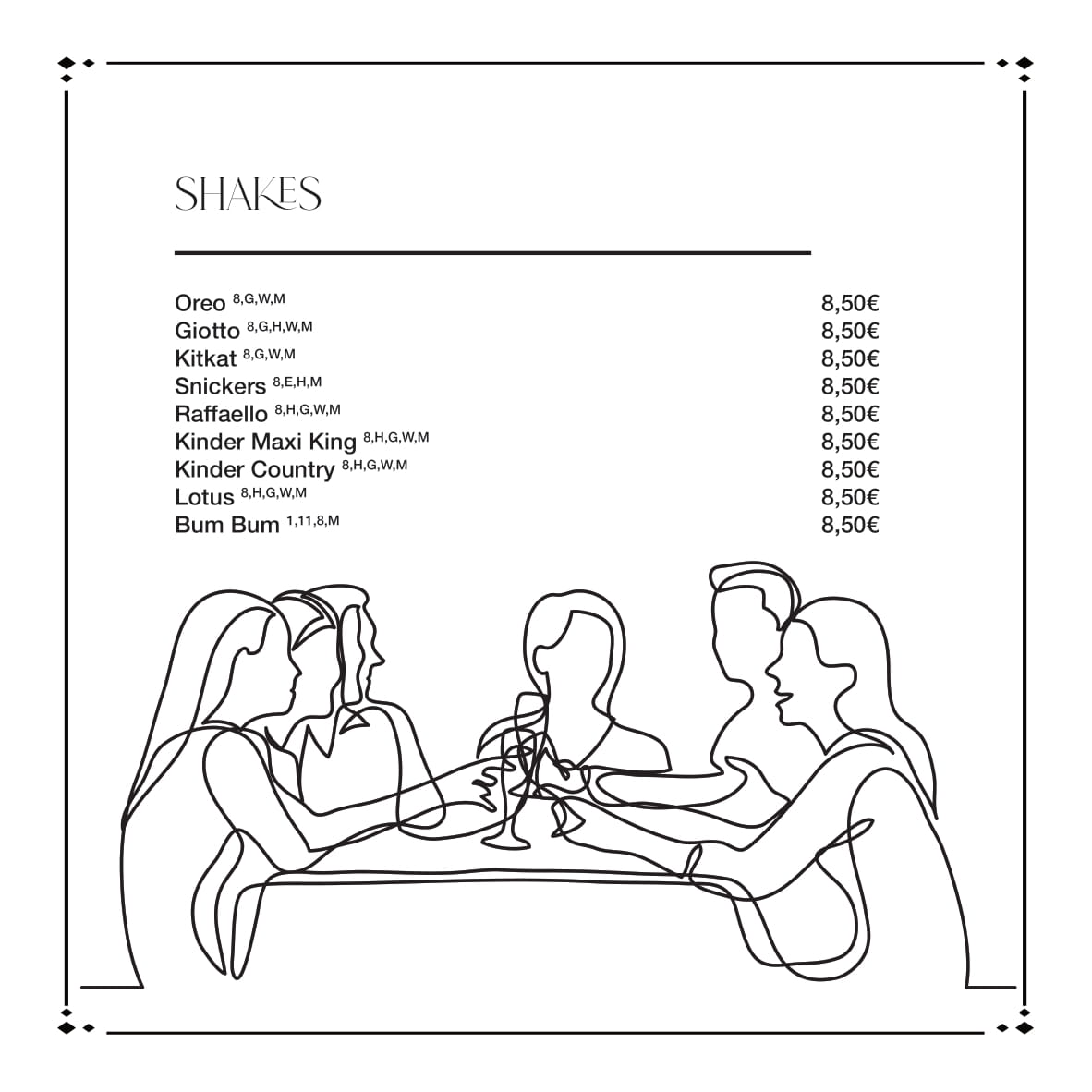 S.A.X Karte - S.A.X Bar