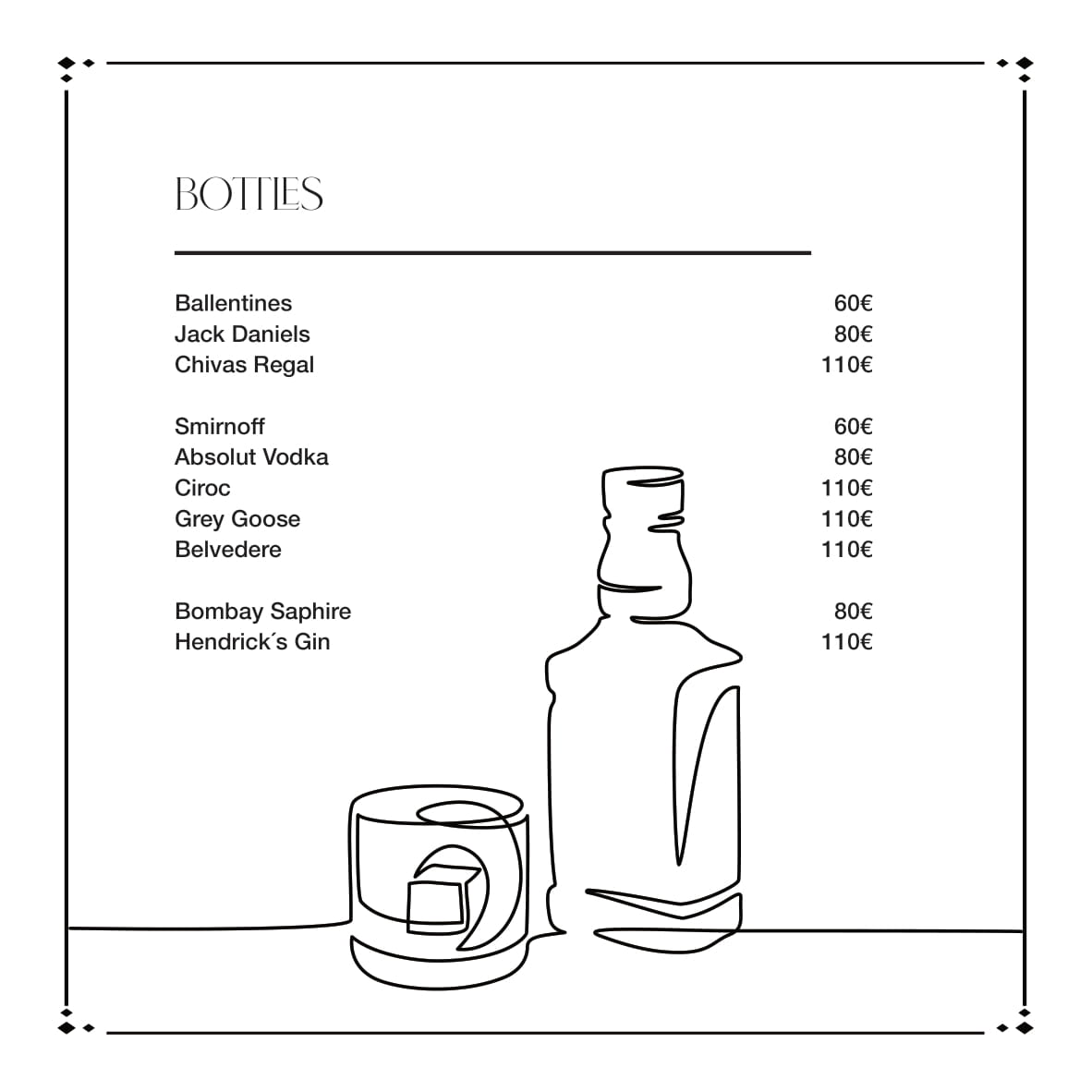 S.A.X Karte - S.A.X Bar